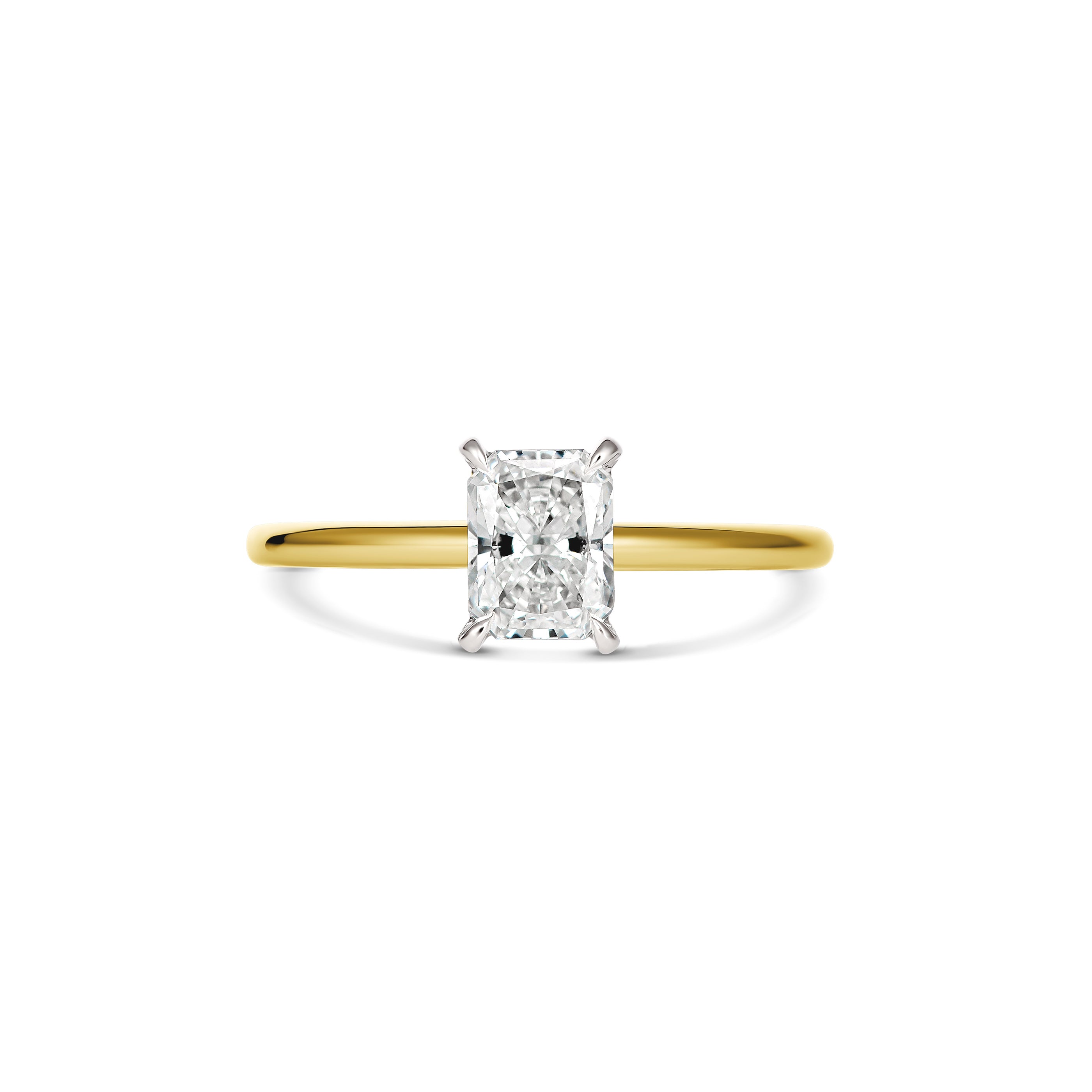 Endless Crawford Radiant Cut Diamond Engagement Ring | 18K Yellow Gold ...