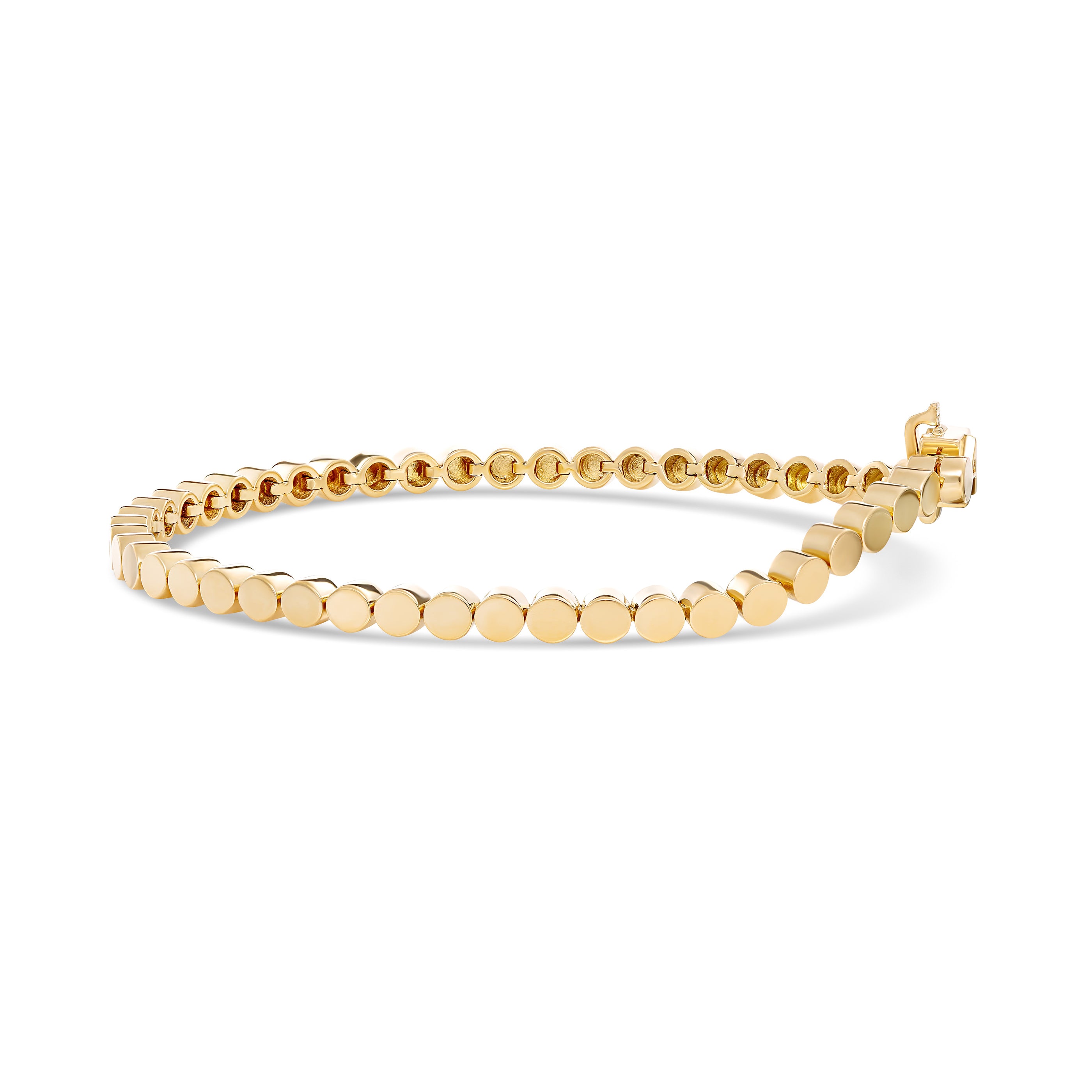 Capri Dreaming® Golden Tennis Bracelet | 18K Yellow Gold - CAPRI-BT001 ...
