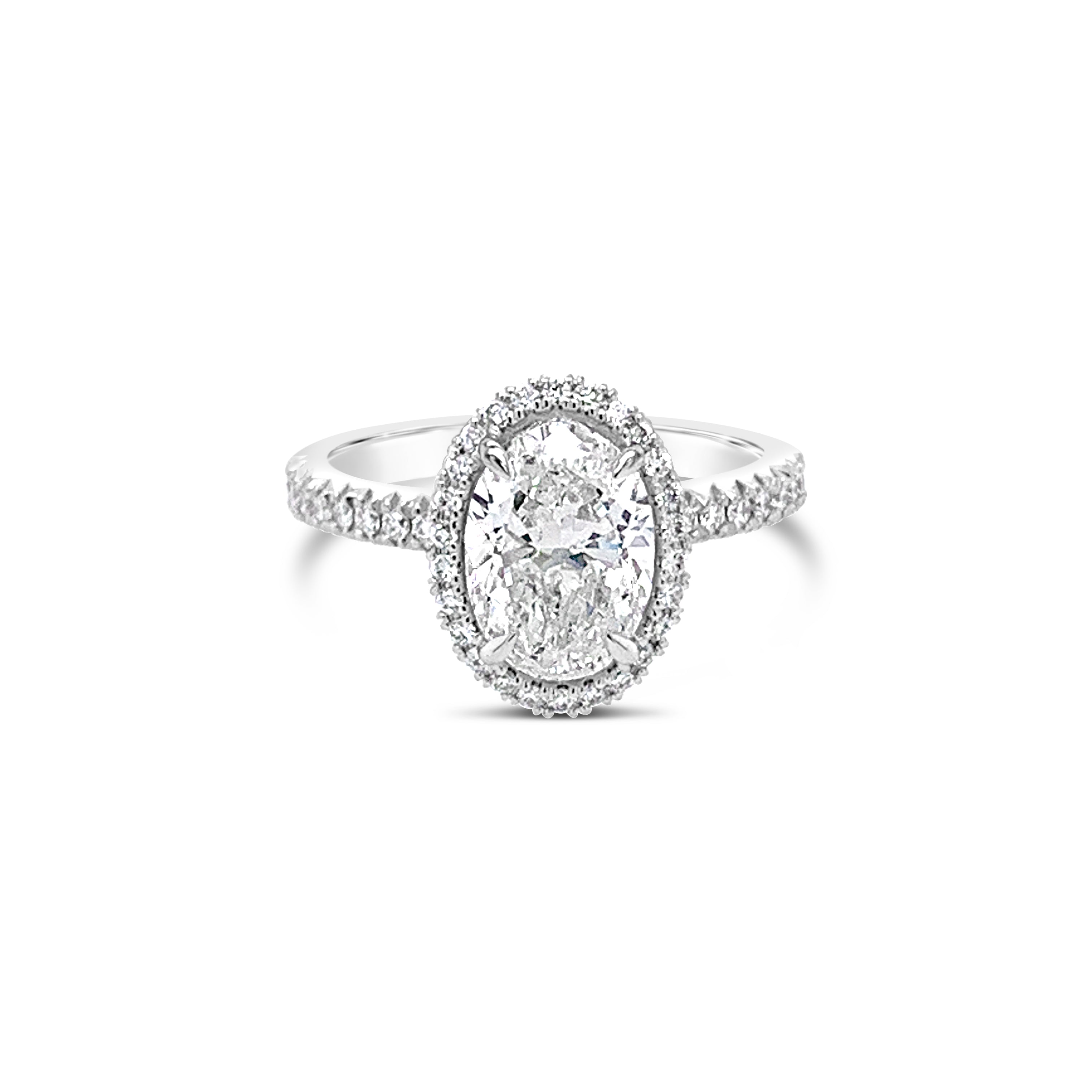 Classic Engagement | Oval Cut Four Claw Diamond Ring – ANTON Jewellery
